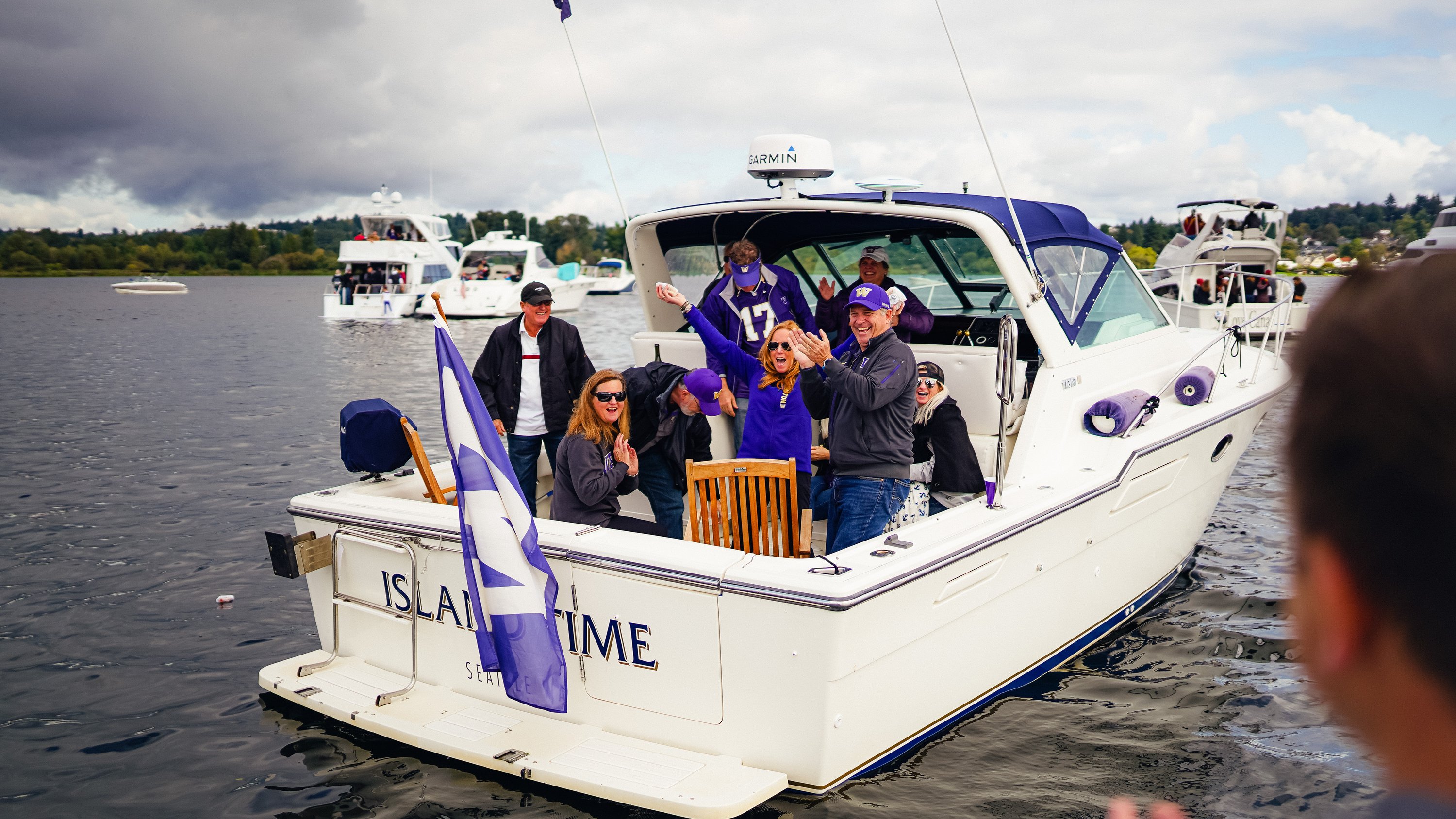 Sailgating UW Husky Stadium in Seattle